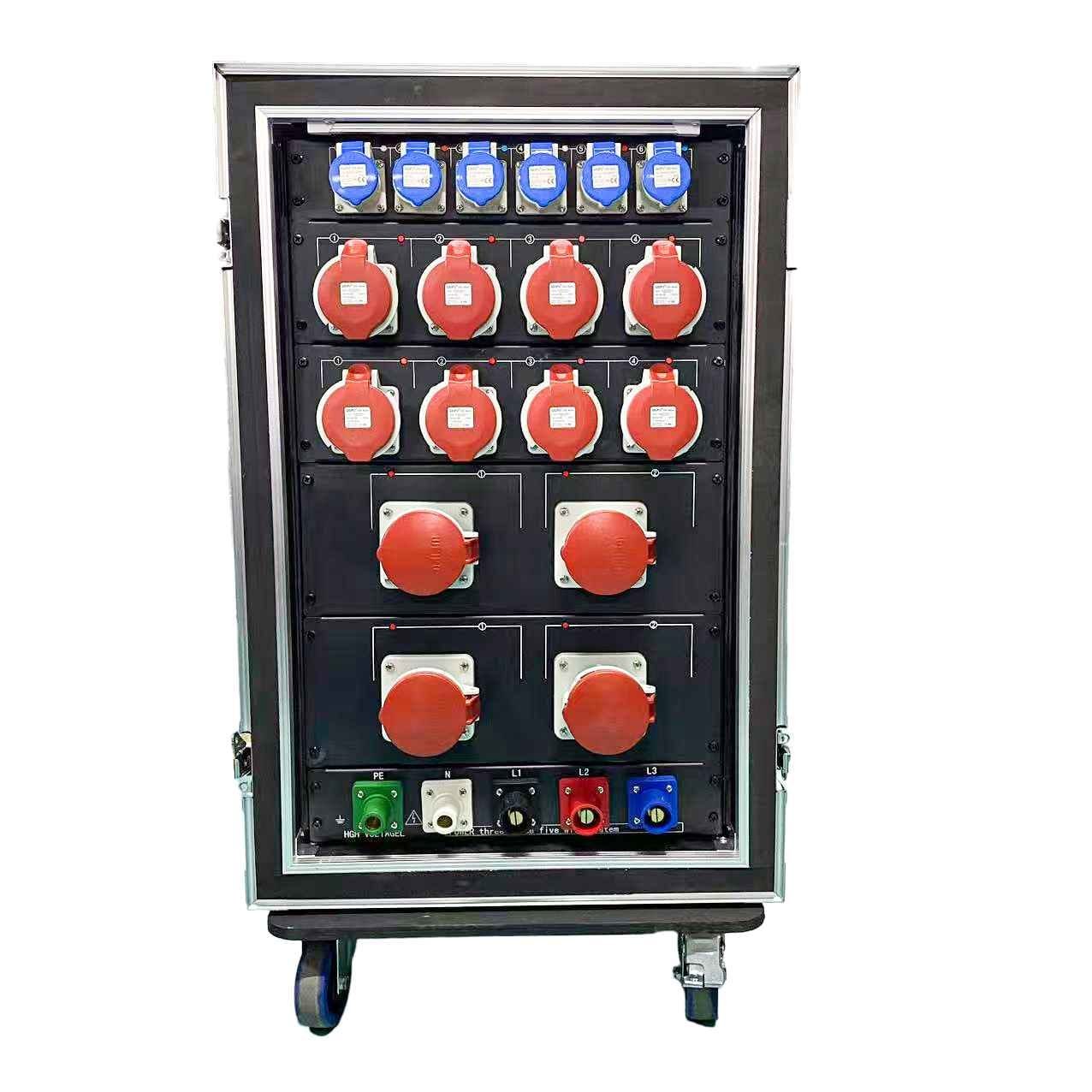 400 Amp Rack Power Distro 220v 400a Camlock Out 28 Way - Sxpowercase.com 💗